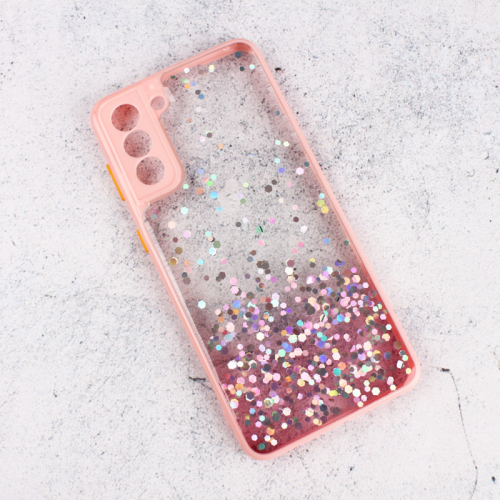 TORBICA FRAME GLITTER ZA SAMSUNG G996B GALAXY S21 PLUS ROZE