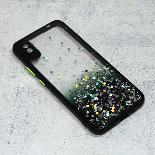 TORBICA FRAME GLITTER ZA XIAOMI REDMI 9A CRNA