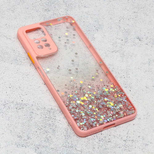 TORBICA FRAME GLITTER ZA XIAOMI REDMI NOTE 11 PRO 4G/5G/NOTE 12 PRO 4G ROZE