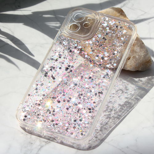 TORBICA GLITTER ZA IPHONE 11 6.1 ROZE