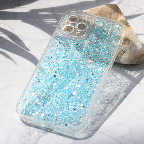 TORBICA GLITTER ZA IPHONE 11 PRO 5.8 PLAVA