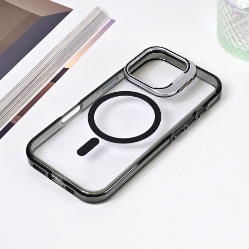 TORBICA MAGSAFE TRANSPARENT ZA IPHONE 16 PRO 6.3 CRNA