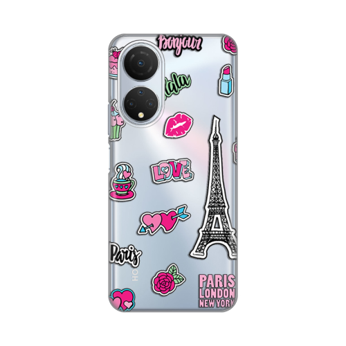 TORBICA SILIKONSKA PRINT SKIN ZA HONOR X7 LOVE PARIS