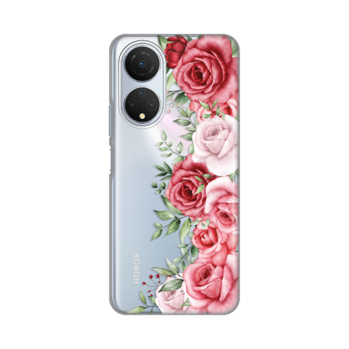 TORBICA SILIKONSKA PRINT SKIN ZA HONOR X7 WILD ROSES