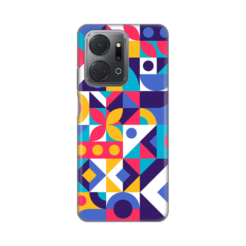 TORBICA SILIKONSKA PRINT SKIN ZA HONOR X7A COLORFUL MOSAIC