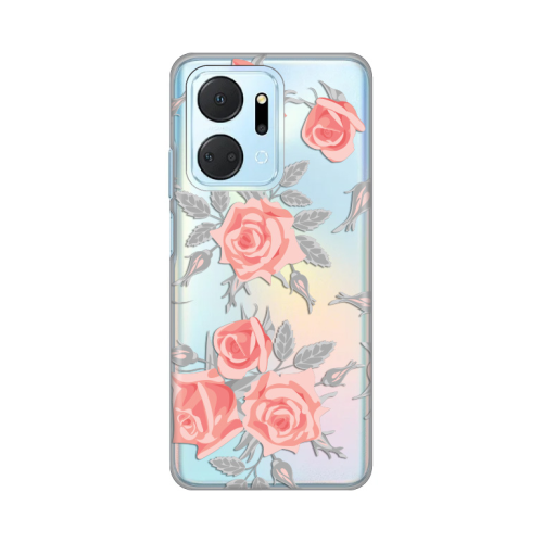 TORBICA SILIKONSKA PRINT SKIN ZA HONOR X7A ELEGANT ROSES