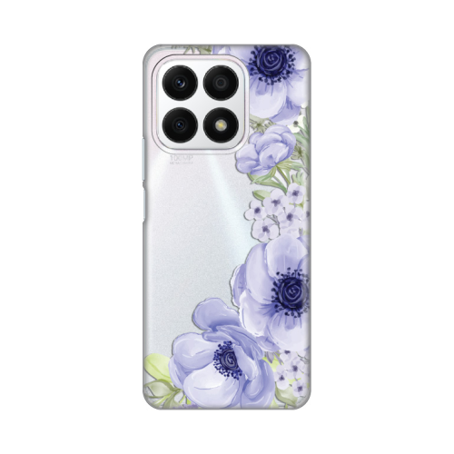 TORBICA SILIKONSKA PRINT SKIN ZA HONOR X8A BLUE ROSES