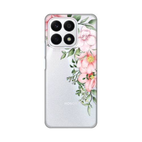 TORBICA SILIKONSKA PRINT SKIN ZA HONOR X8A GENTLE ROSE PATTERN