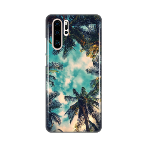 TORBICA SILIKONSKA PRINT SKIN ZA HUAWEI P30 PRO PALM TREE
