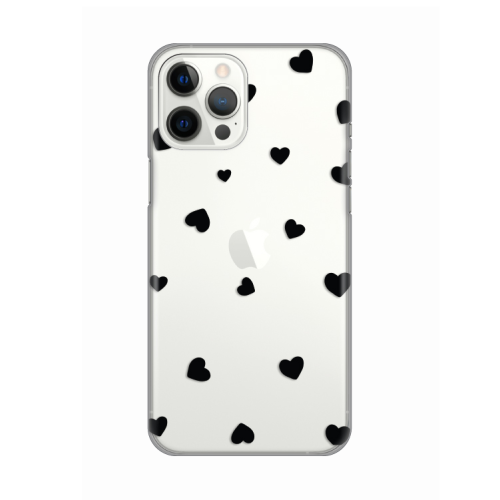 TORBICA SILIKONSKA PRINT SKIN ZA IPHONE 12 PRO MAX 6.1 HEARTS