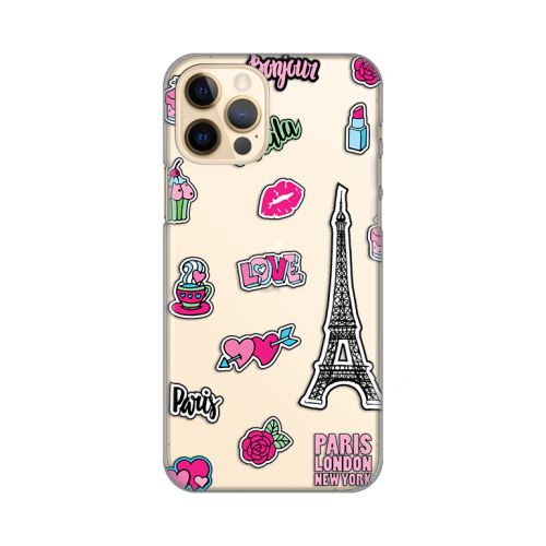TORBICA SILIKONSKA PRINT SKIN ZA IPHONE 12/12 PRO 6.1 LOVE PARIS