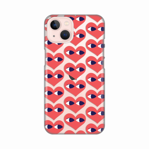 TORBICA SILIKONSKA PRINT SKIN ZA IPHONE 13 6.1 EYE HEART PATTERN