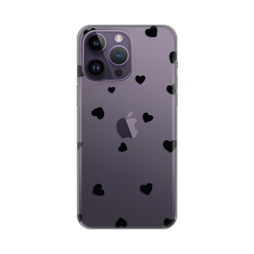 TORBICA SILIKONSKA PRINT SKIN ZA IPHONE 14 PRO MAX 6.7 HEARTS