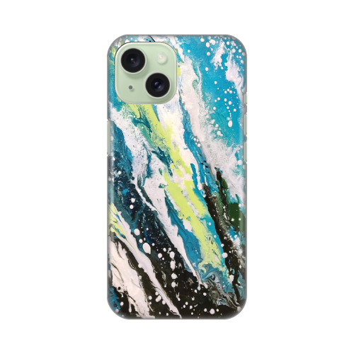 TORBICA SILIKONSKA PRINT SKIN ZA IPHONE 15 6.1 ABSTRACT