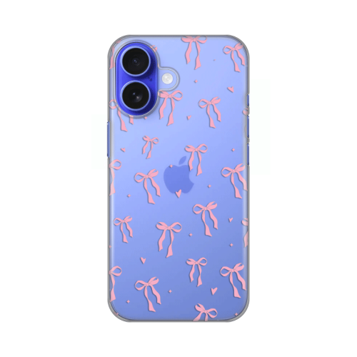TORBICA SILIKONSKA PRINT SKIN ZA IPHONE 16 6.1 CUTE BOW
