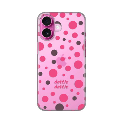 TORBICA SILIKONSKA PRINT SKIN ZA IPHONE 16 6.1 DOTTIE DOTTIE