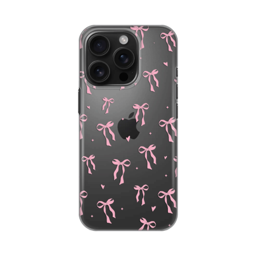 TORBICA SILIKONSKA PRINT SKIN ZA IPHONE 16 PRO 6.3 CUTE BOW
