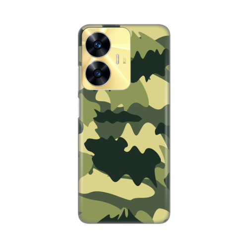 TORBICA SILIKONSKA PRINT SKIN ZA REALME C55 ARMY