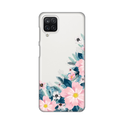 TORBICA SILIKONSKA PRINT SKIN ZA SAMSUNG A125F GALAXY A12 BRIGHT FLOWERS