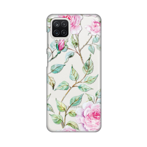 TORBICA SILIKONSKA PRINT SKIN ZA SAMSUNG A125F GALAXY A12 GENTLE ROSES PATTERN