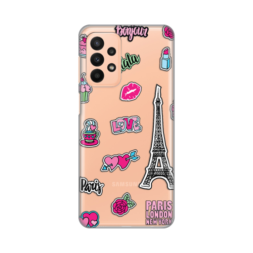 TORBICA SILIKONSKA PRINT SKIN ZA SAMSUNG A235F GALAXY A23 4G/5G LOVE PARIS