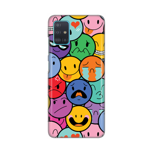 TORBICA SILIKONSKA PRINT SKIN ZA SAMSUNG A515F GALAXY A51 SMILES