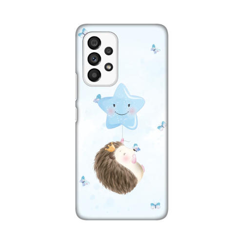 TORBICA SILIKONSKA PRINT SKIN ZA SAMSUNG A536B GALAXY A53 5G HEDGEHOG