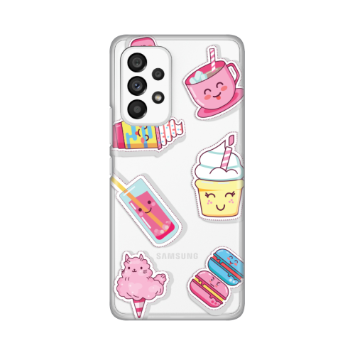 TORBICA SILIKONSKA PRINT SKIN ZA SAMSUNG A536B GALAXY A53 5G ICE CREAM