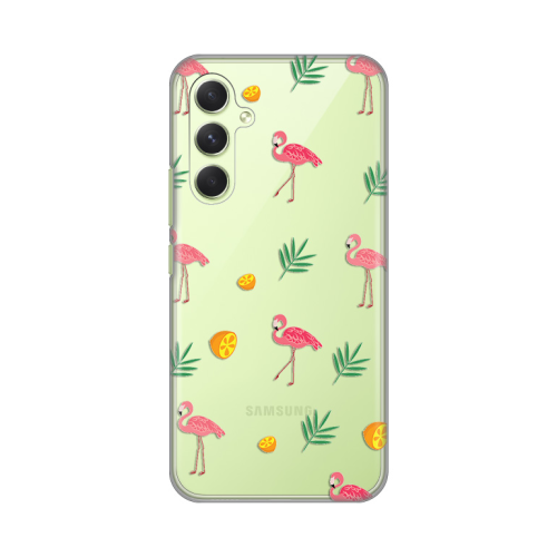 TORBICA SILIKONSKA PRINT SKIN ZA SAMSUNG A546B GALAXY A54 5G FLAMINGOS