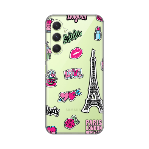 TORBICA SILIKONSKA PRINT SKIN ZA SAMSUNG A546B GALAXY A54 5G LOVE PARIS