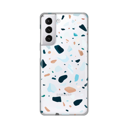 TORBICA SILIKONSKA PRINT SKIN ZA SAMSUNG G991B GALAXY S21 TERAZZO PATTERN