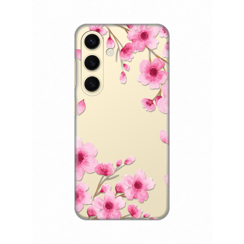 TORBICA SILIKONSKA PRINT SKIN ZA SAMSUNG S921B GALAXY S24 ROSE FLOWERS