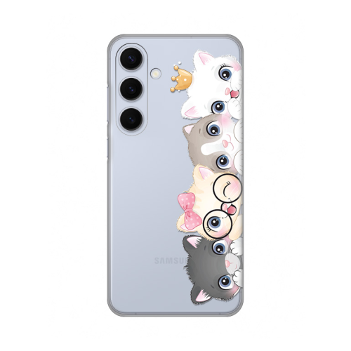 TORBICA SILIKONSKA PRINT SKIN ZA SAMSUNG S926B GALAXY S24 PLUS CATS