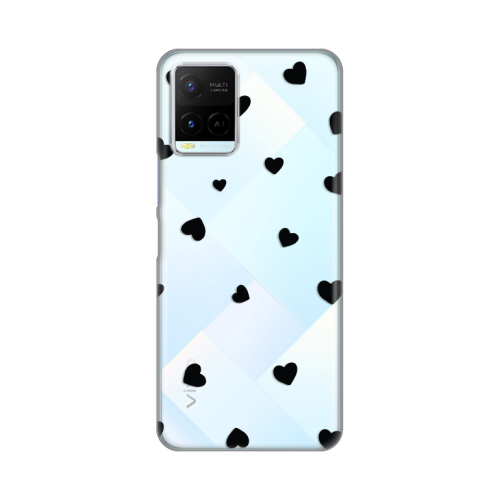 TORBICA SILIKONSKA PRINT SKIN ZA VIVO Y21/Y21S/Y33S HEARTS