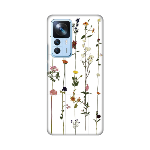 TORBICA SILIKONSKA PRINT SKIN ZA XIAOMI 12T PRO FLOWER