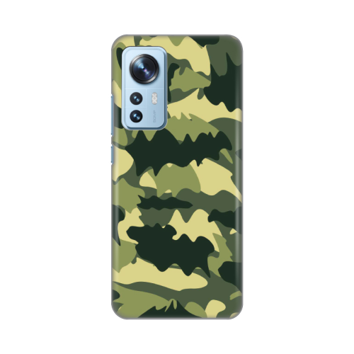 TORBICA SILIKONSKA PRINT SKIN ZA XIAOMI 12/12X ARMY