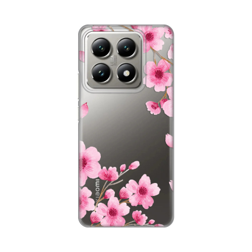 TORBICA SILIKONSKA PRINT SKIN ZA XIAOMI 14T ROSE FLOWERS