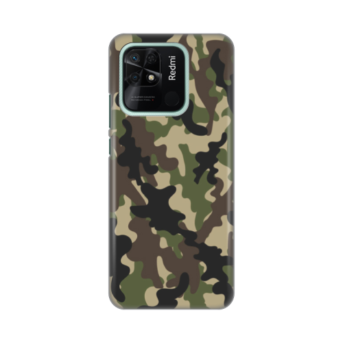 TORBICA SILIKONSKA PRINT SKIN ZA XIAOMI REDMI 10C ARMY SMB