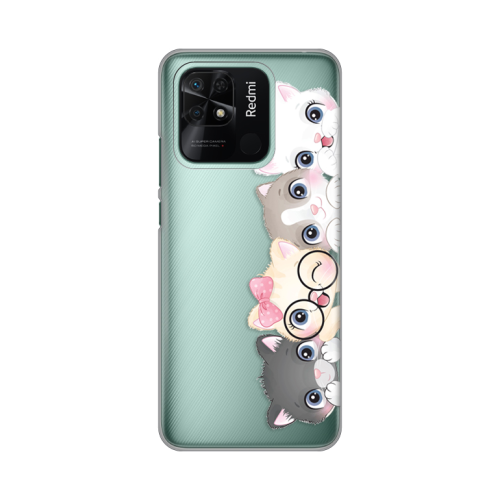 TORBICA SILIKONSKA PRINT SKIN ZA XIAOMI REDMI 10C CATS