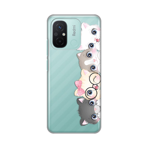 TORBICA SILIKONSKA PRINT SKIN ZA XIAOMI REDMI 12C CATS