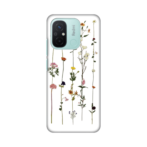 TORBICA SILIKONSKA PRINT SKIN ZA XIAOMI REDMI 12C FLOWER