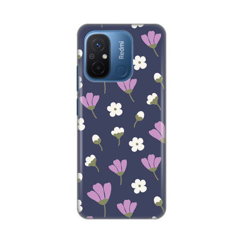TORBICA SILIKONSKA PRINT SKIN ZA XIAOMI REDMI 12C SPRING FLOWERS