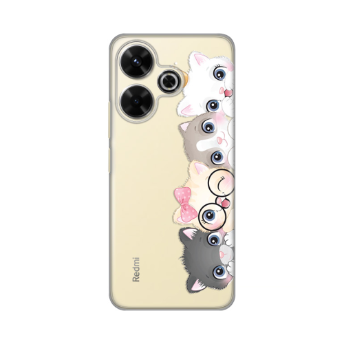 TORBICA SILIKONSKA PRINT SKIN ZA XIAOMI REDMI 13 CATS