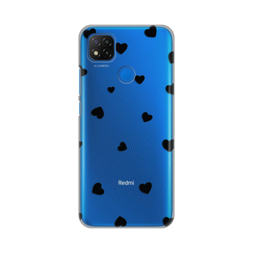 TORBICA SILIKONSKA PRINT SKIN ZA XIAOMI REDMI 9C/10A HEARTS