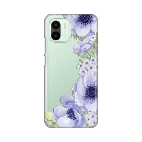 TORBICA SILIKONSKA PRINT SKIN ZA XIAOMI REDMI A1/A2 BLUE ROSES