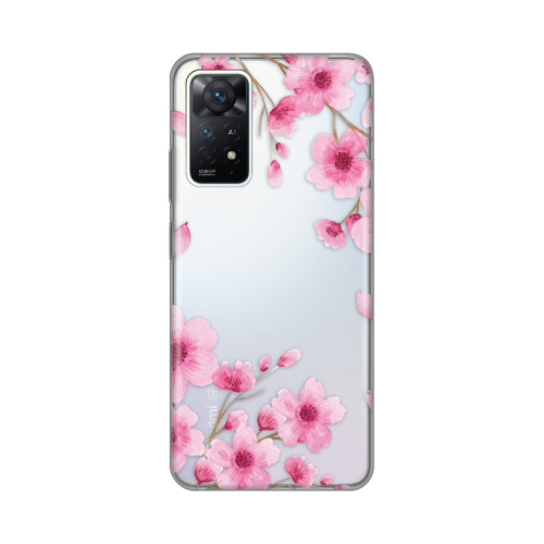 TORBICA SILIKONSKA PRINT SKIN ZA XIAOMI REDMI NOTE 11 PRO 4G/5G/NOTE 12 PRO 4G ROSE FLOWERS