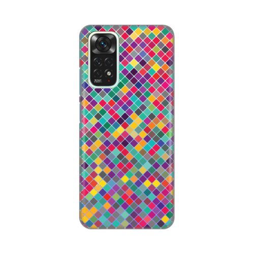 TORBICA SILIKONSKA PRINT SKIN ZA XIAOMI REDMI NOTE 11/NOTE 11S COLORFUL CUBES