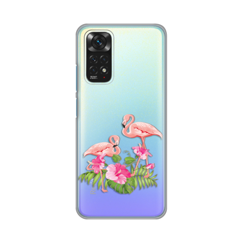 TORBICA SILIKONSKA PRINT SKIN ZA XIAOMI REDMI NOTE 11/NOTE 11S FLAMINGO