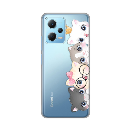 TORBICA SILIKONSKA PRINT SKIN ZA XIAOMI REDMI NOTE 12 5G (EU) CATS