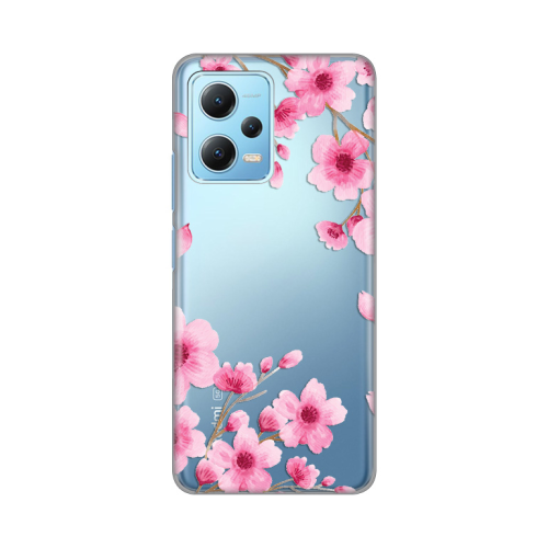 TORBICA SILIKONSKA PRINT SKIN ZA XIAOMI REDMI NOTE 12 5G (EU) ROSE FLOWERS